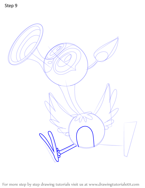 How to Draw Yellow Bellied Sound Sucker from Bunnicula (Bunnicula) Step ...