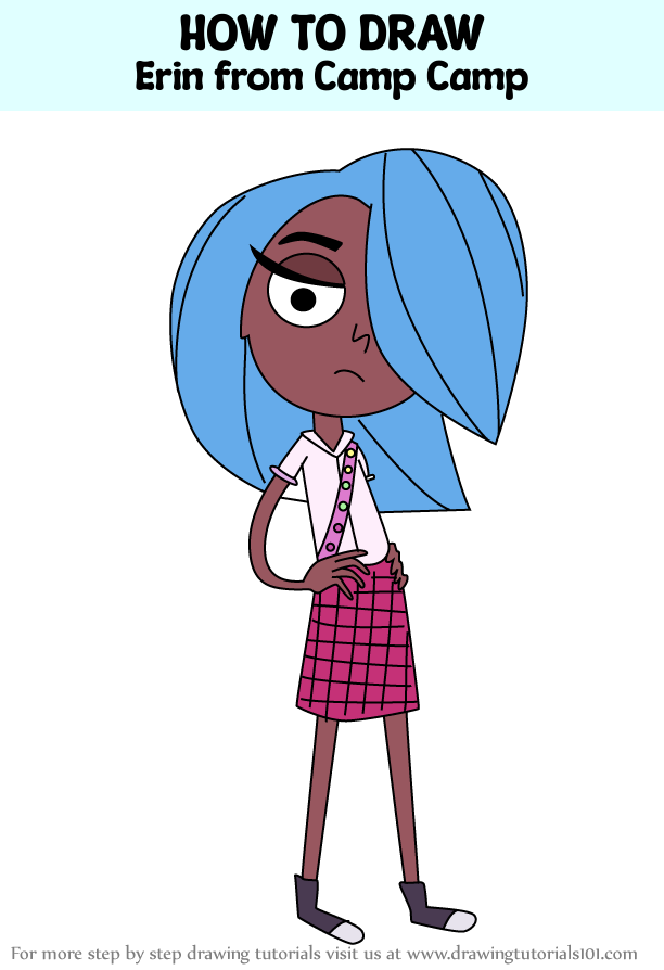 How to Draw Erin from Camp Camp (Camp Camp) Step by Step ...