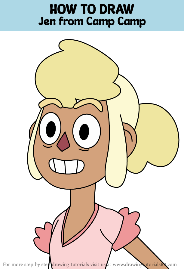 How to Draw Jen from Camp Camp (Camp Camp) Step by Step ...