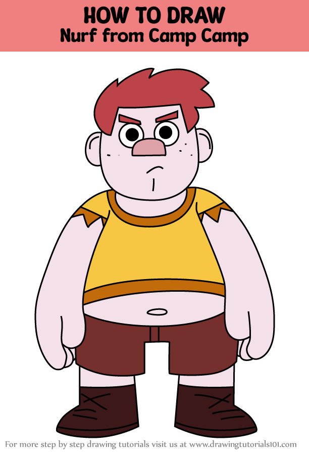 How to Draw Nurf from Camp Camp (Camp Camp) Step by Step ...