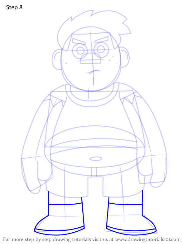 How to Draw Nurf from Camp Camp (Camp Camp) Step by Step ...