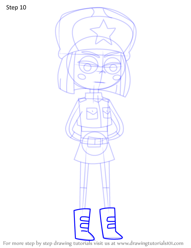 How to Draw Vera from Camp Camp (Camp Camp) Step by Step | DrawingTutorials101.com