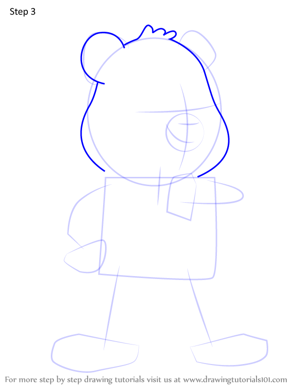 How to Draw Always There Bear from Care Bears (Care Bears) Step by Step ...