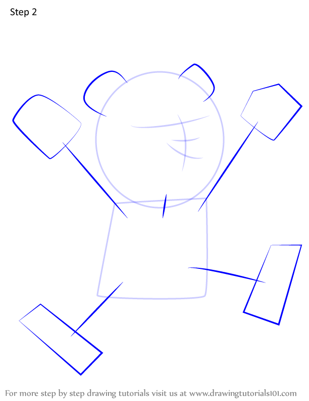 How to Draw Friend Bear from Care Bears (Care Bears) Step by Step ...