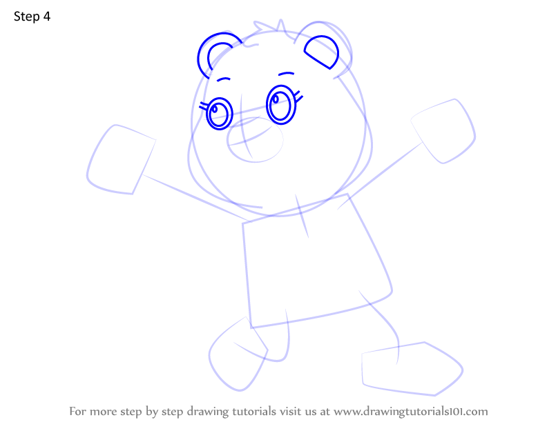 How to Draw Heartsong Bear from Care Bears (Care Bears) Step by Step ...