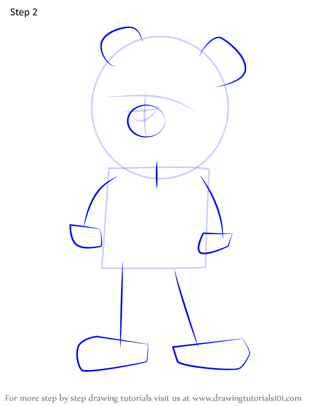 How to Draw Togetherness Bear from Care Bears (Care Bears) Step by Step ...