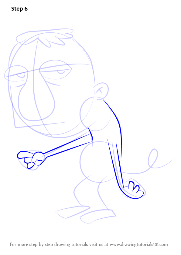 How to Draw Cornelius Sunshine from CatDog (CatDog) Step by Step ...