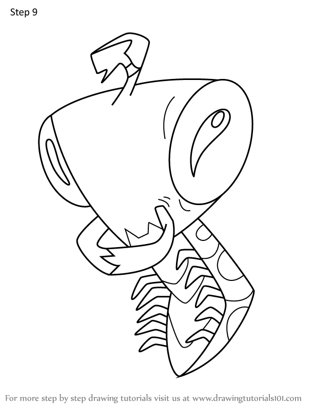 How to Draw Baby Alien from Catscratch (Catscratch) Step by Step ...