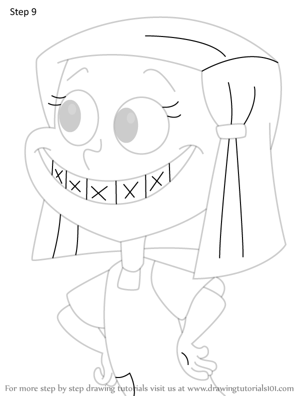 How to Draw Caitlyn 1 from Catscratch (Catscratch) Step by Step ...