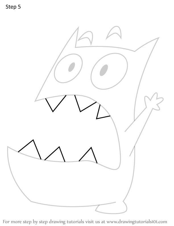 How to Draw Gordon Surprised from Catscratch (Catscratch) Step by Step ...