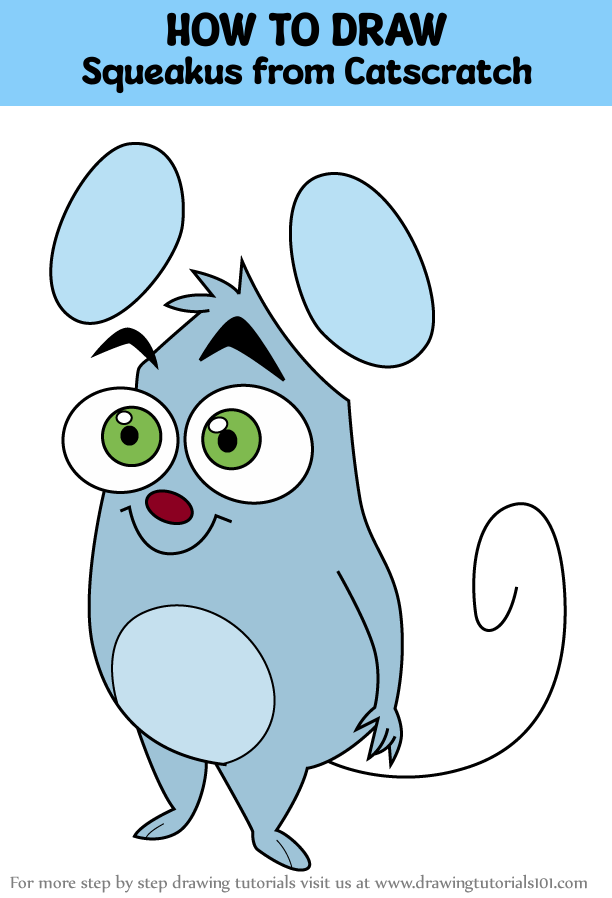 How to Draw Squeakus from Catscratch (Catscratch) Step by Step ...