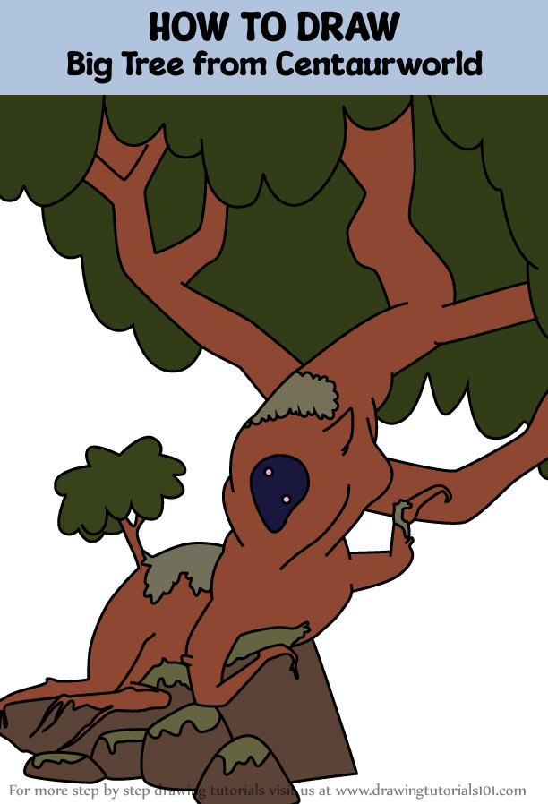How to Draw Big Tree from Centaurworld (Centaurworld) Step by Step ...