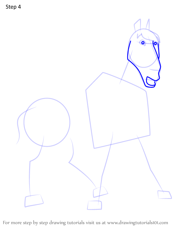 How to Draw Horse from Centaurworld (Centaurworld) Step by Step ...