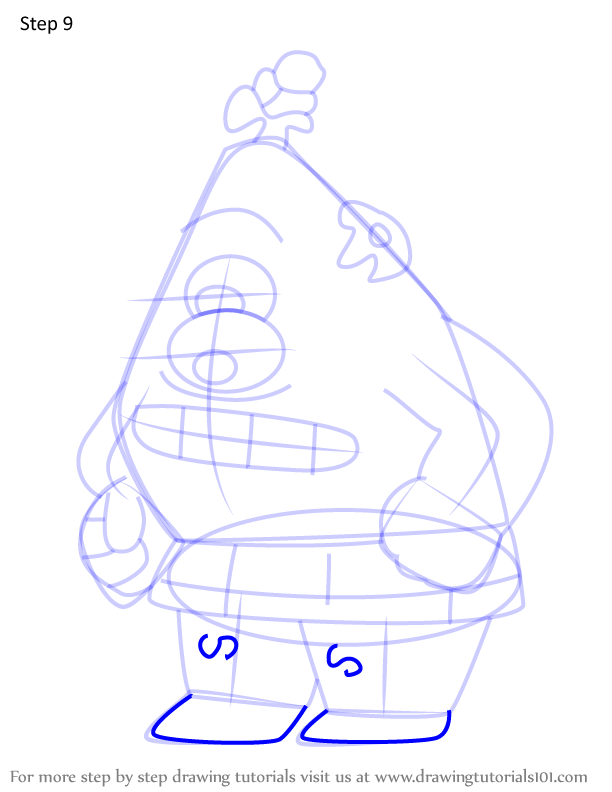 How to Draw Biclops from ChalkZone (ChalkZone) Step by Step ...