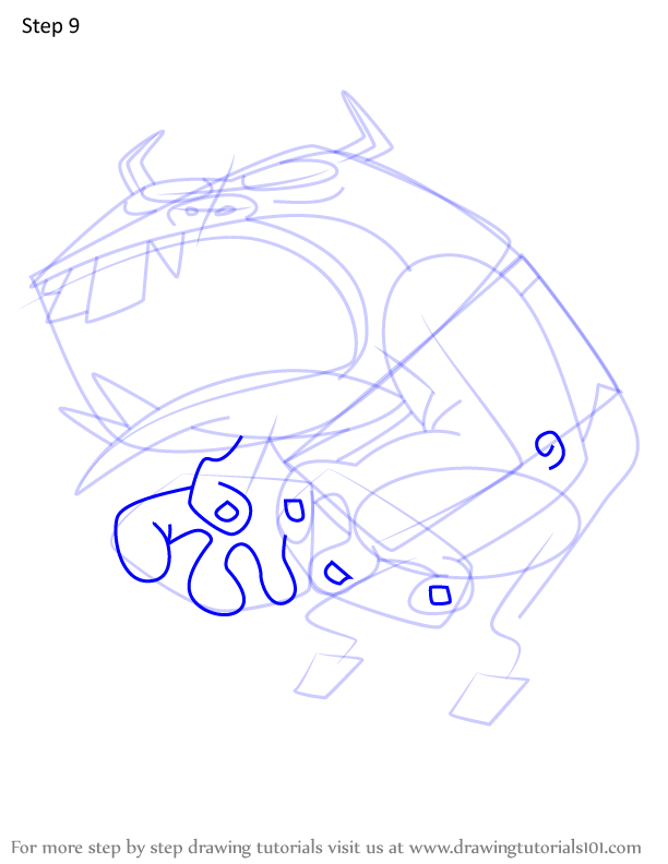 How to Draw Bully Nerd from ChalkZone (ChalkZone) Step by Step ...