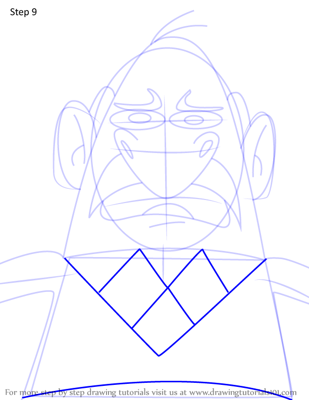 How to Draw Horace T. Wilter from ChalkZone (ChalkZone) Step by Step ...