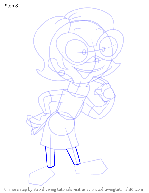 How to Draw Penny Sanchez from ChalkZone (ChalkZone) Step by Step ...