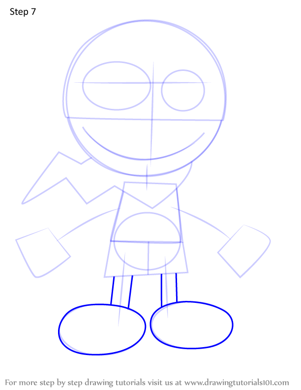 How to Draw Snap from ChalkZone (ChalkZone) Step by Step ...