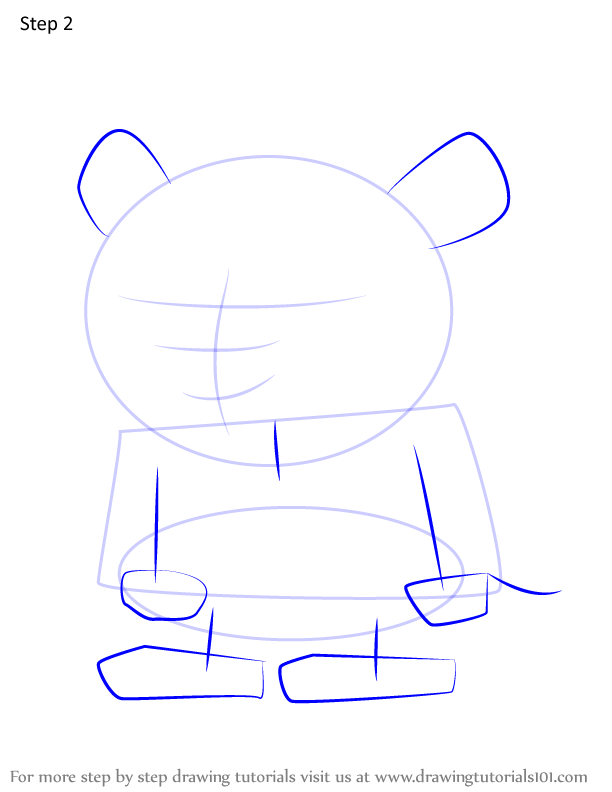 How to Draw Barry Bear from Chip and Potato (Chip and Potato) Step by ...