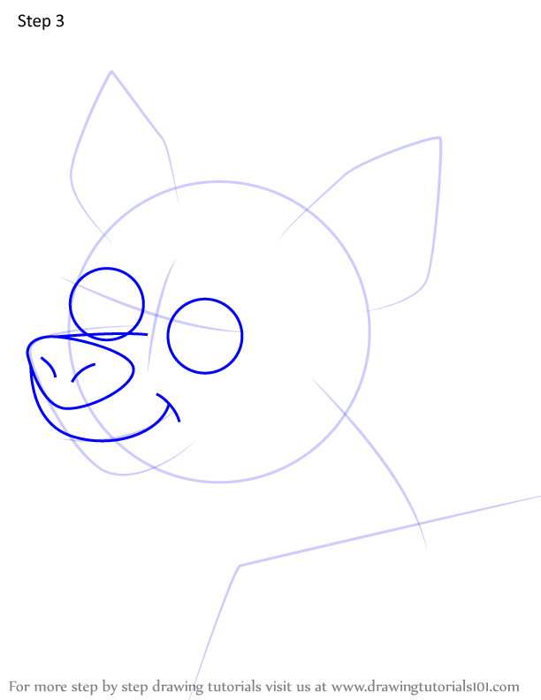 How to Draw Harriet Hyena from Chip and Potato (Chip and Potato) Step ...