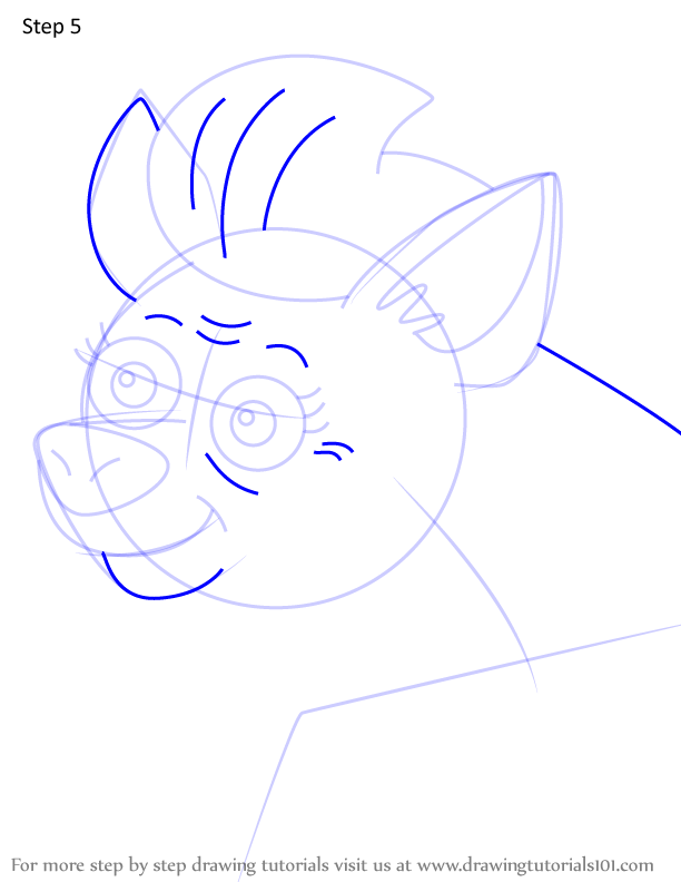 How to Draw Harriet Hyena from Chip and Potato (Chip and Potato) Step ...