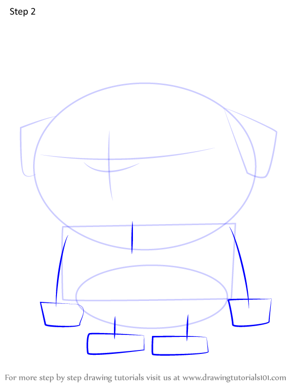 How to Draw Little Poppa Pug from Chip and Potato (Chip and Potato ...