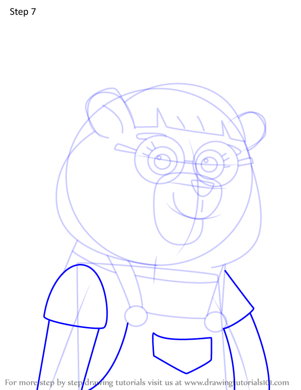How to Draw Mrs. Bear from Chip and Potato (Chip and Potato) Step by ...