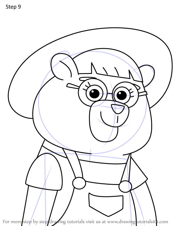 How to Draw Mrs. Bear from Chip and Potato (Chip and Potato) Step by ...