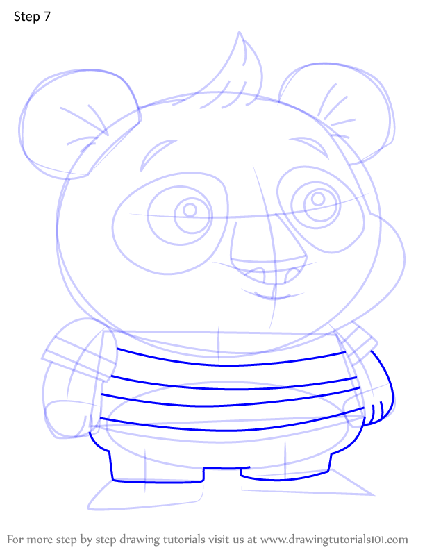 How to Draw Nico Panda from Chip and Potato (Chip and Potato) Step by ...