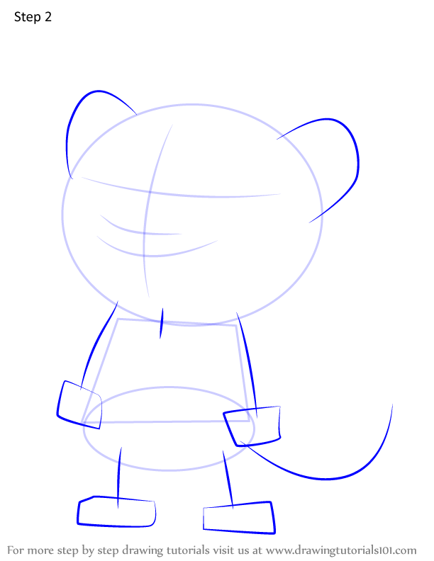 How to Draw Pedro Leopard from Chip and Potato (Chip and Potato) Step ...