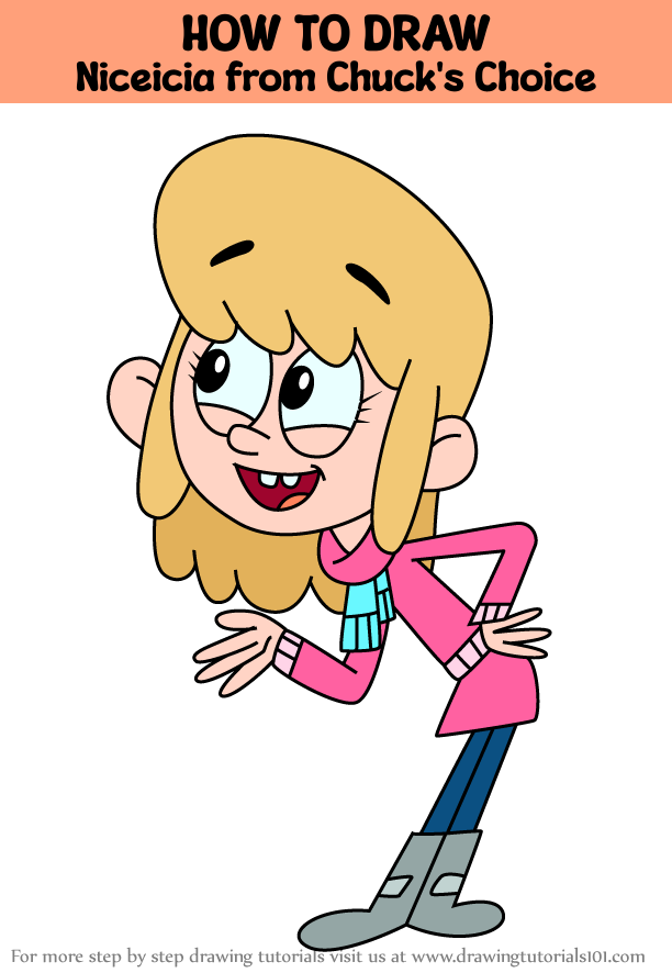 How to Draw Niceicia from Chuck's Choice (Chuck's Choice) Step by Step ...