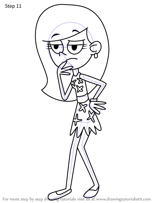 How to Draw Nicetherine Nixta from Chuck's Choice (Chuck's Choice) Step ...