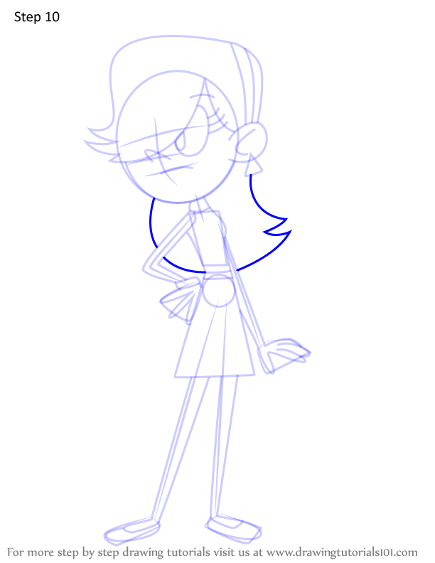 How to Draw Nikole Denishlea from Chuck's Choice (Chuck's Choice) Step ...