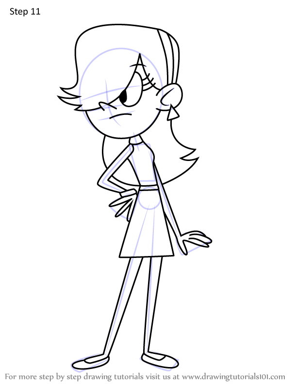 How to Draw Nikole Denishlea from Chuck's Choice (Chuck's Choice) Step ...