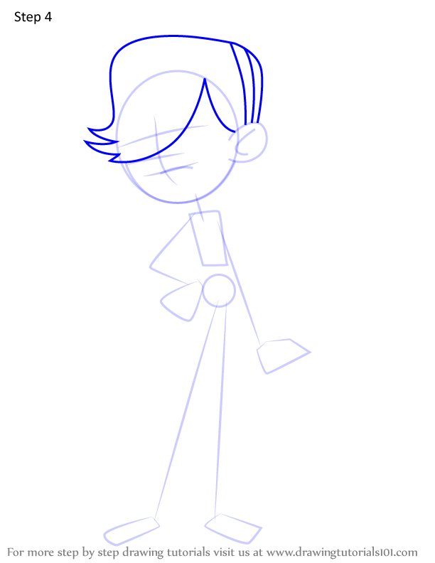 How to Draw Nikole Denishlea from Chuck's Choice (Chuck's Choice) Step ...