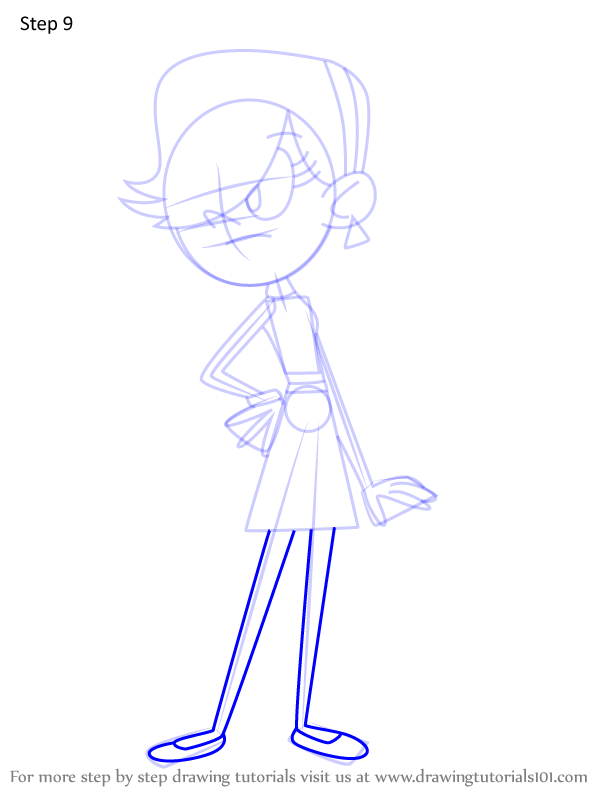 How to Draw Nikole Denishlea from Chuck's Choice (Chuck's Choice) Step ...