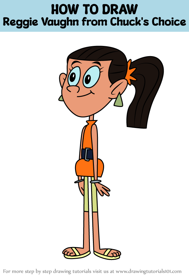 How to Draw Reggie Vaughn from Chuck's Choice (Chuck's Choice) Step by ...
