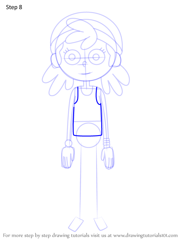 How to Draw Amy Gillis from Clarence (Clarence) Step by Step ...
