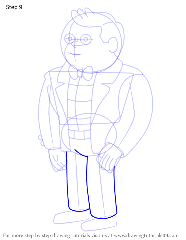 How to Draw Kevin from Clarence (Clarence) Step by Step ...