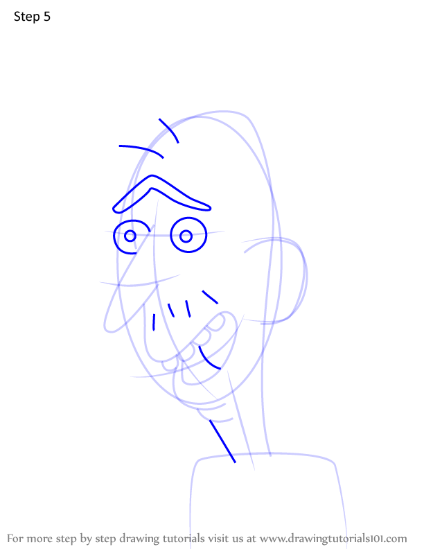 How to Draw Mr. Jones from Clarence (Clarence) Step by Step ...
