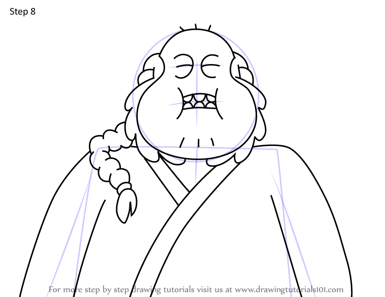 How to Draw Sensei Carlos from Clarence (Clarence) Step by Step ...