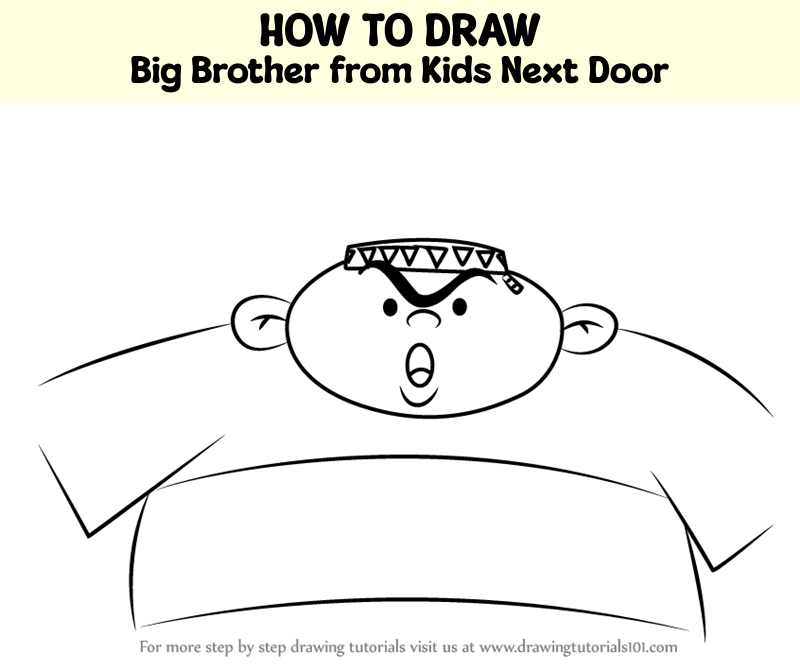 How to Draw Big Brother from Kids Next Door (Codename: Kids Next Door ...
