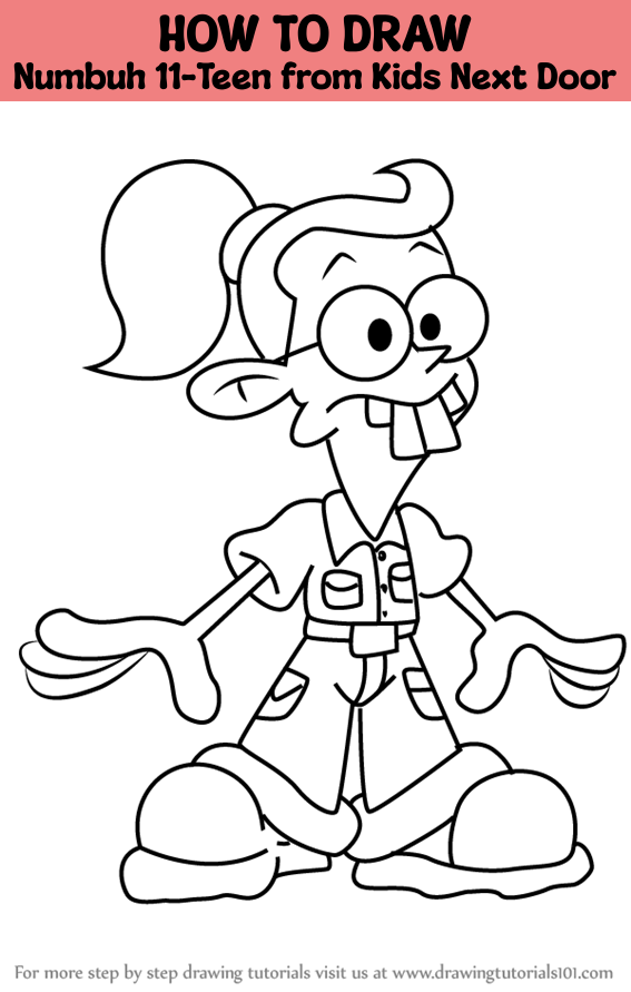How to Draw Numbuh 11-Teen from Kids Next Door (Codename: Kids Next ...