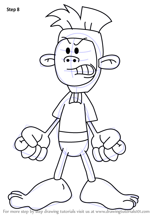 How to Draw Numbuh 20,000 from Kids Next Door (Codename: Kids Next Door ...