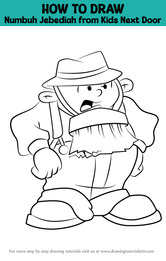 How to Draw Numbuh Jebediah from Kids Next Door (Codename: Kids Next ...