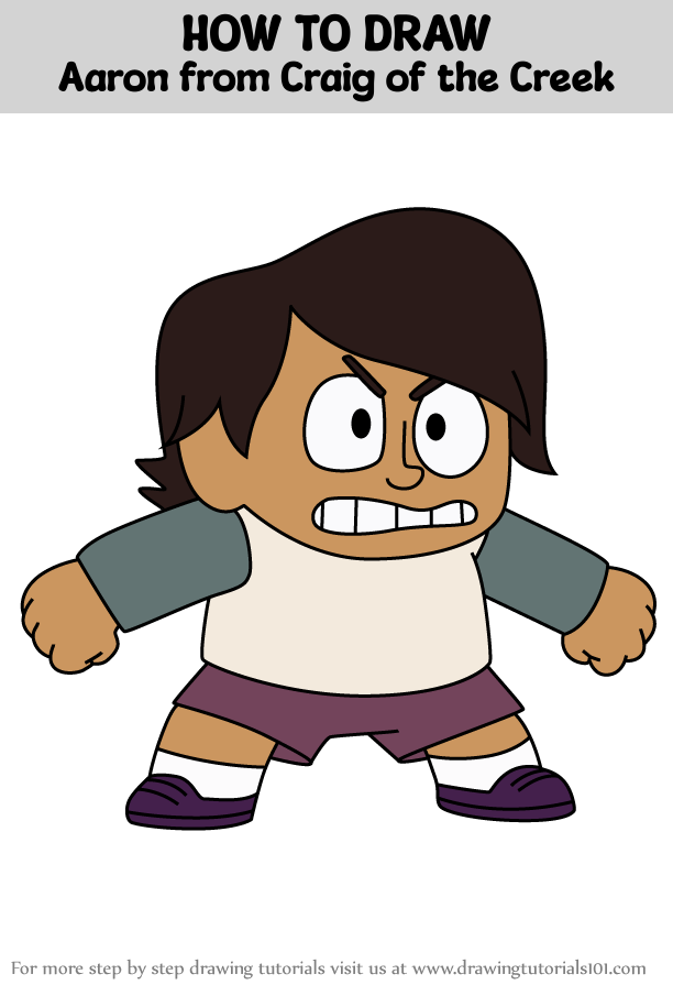 How to Draw Aaron from Craig of the Creek (Craig of the Creek) Step by Step ...