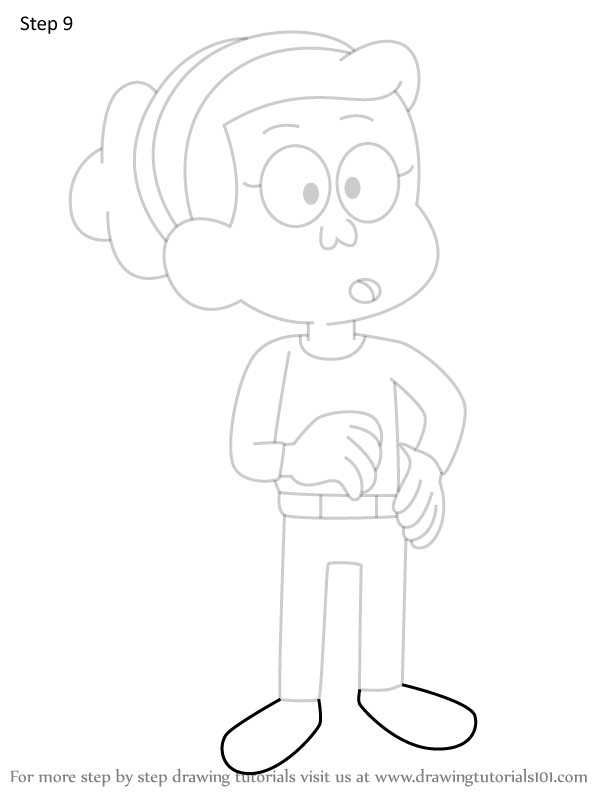 How to Draw Abby from Craig of the Creek (Craig of the Creek) Step by Step | DrawingTutorials101.com