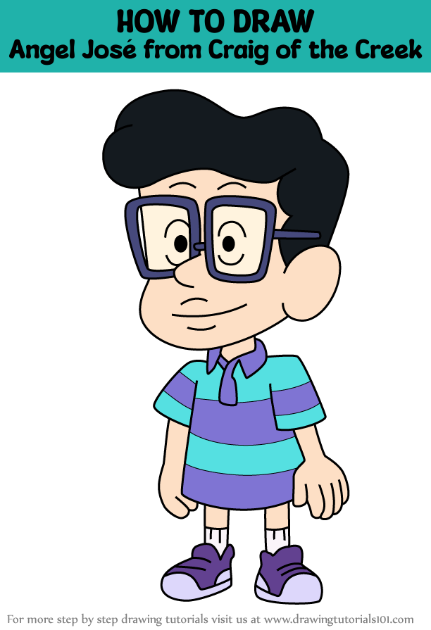 How to Draw Angel José from Craig of the Creek (Craig of the Creek) Step by Step ...