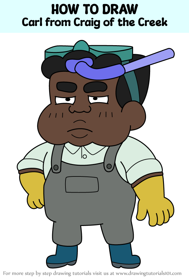 How to Draw Carl from Craig of the Creek (Craig of the Creek) Step by ...