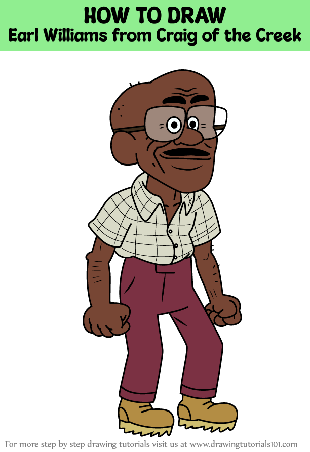 How to Draw Earl Williams from Craig of the Creek (Craig of the Creek) Step by Step ...